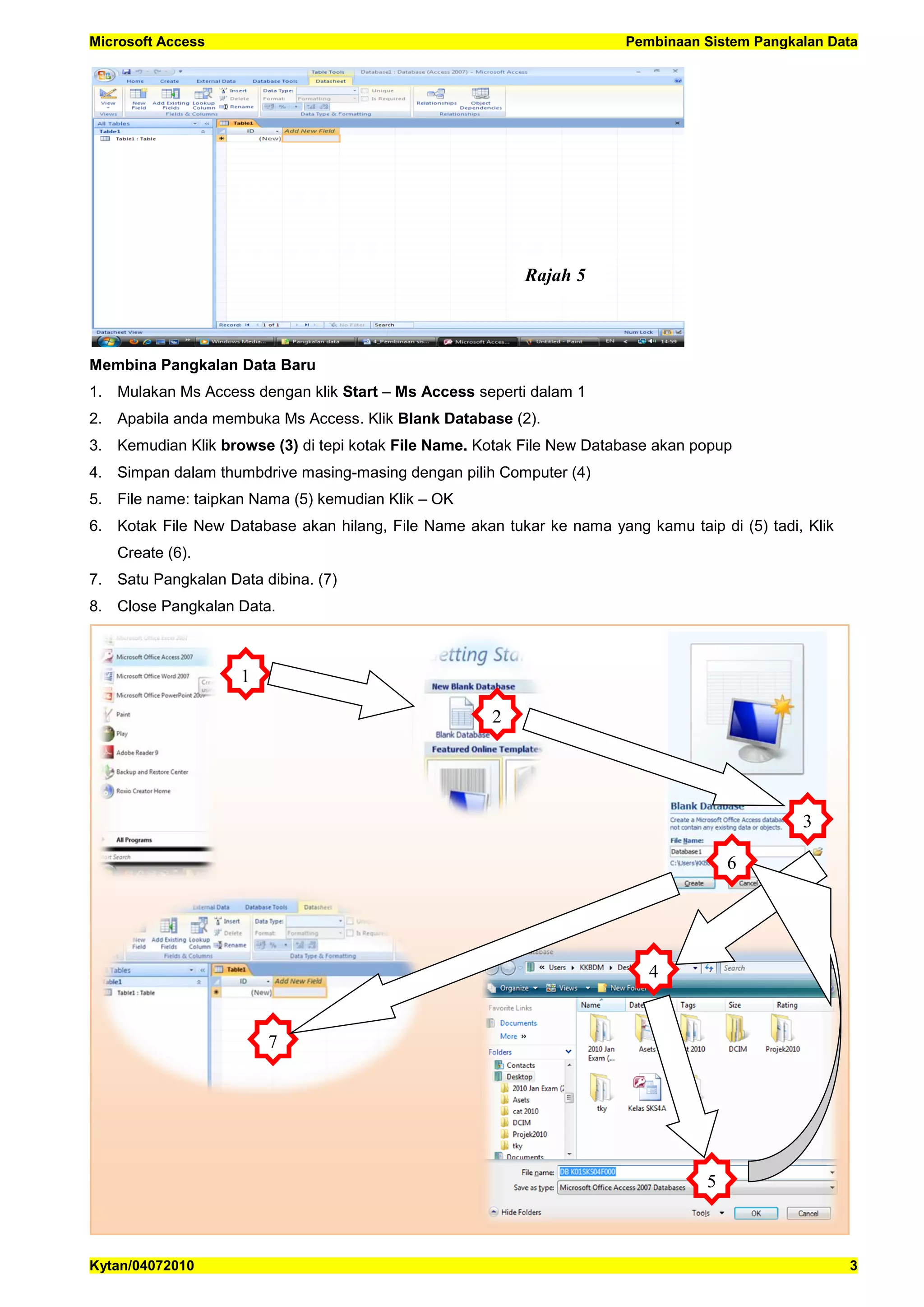 Bab 1 | PENGENALAN KEPADA PANGKALAN DATA | PDF
