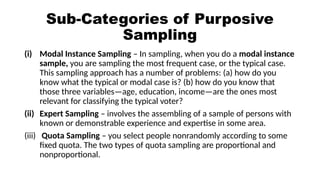 Biostatistics/ epidemiology in nursing sampling | PPTX