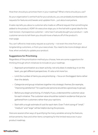 Product roadmap guide | PDF