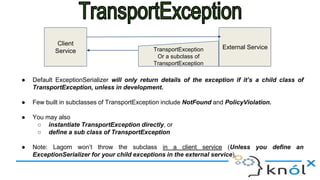 Exception Handling With Lagom | PPT