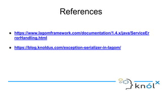 Exception Handling With Lagom | PPT