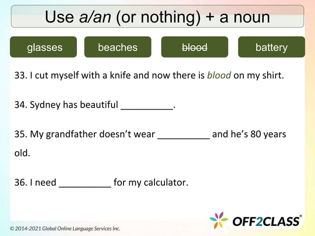 Countable And Uncountable Nouns – Free ESL Lesson Plan | PPTX ...