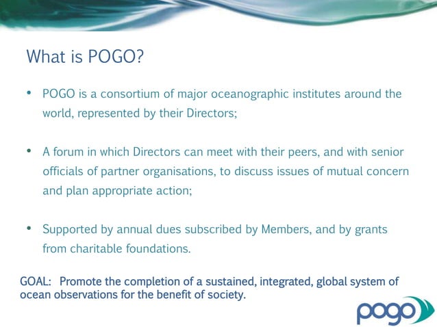 C0.4: POGO Overview - Sophie Seeyave | PPT