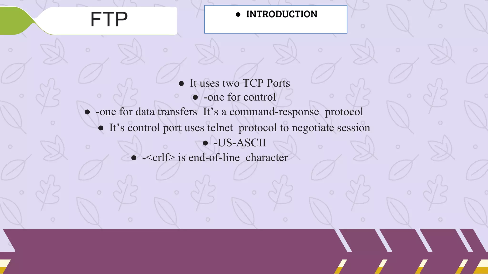 Ftp A Slideshow On File Transfer Protocol Ppt 