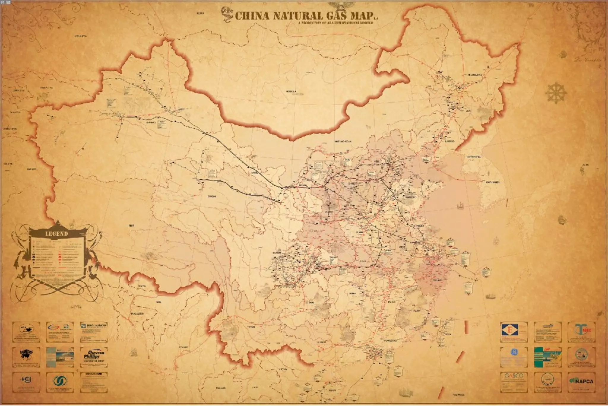 4th edition china natural gas map | PPT