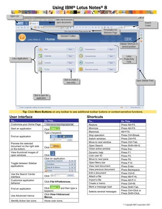 Using IBM Lotus Notes 8 | PDF