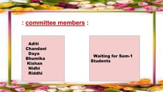 Bulletin board committee | PPTX