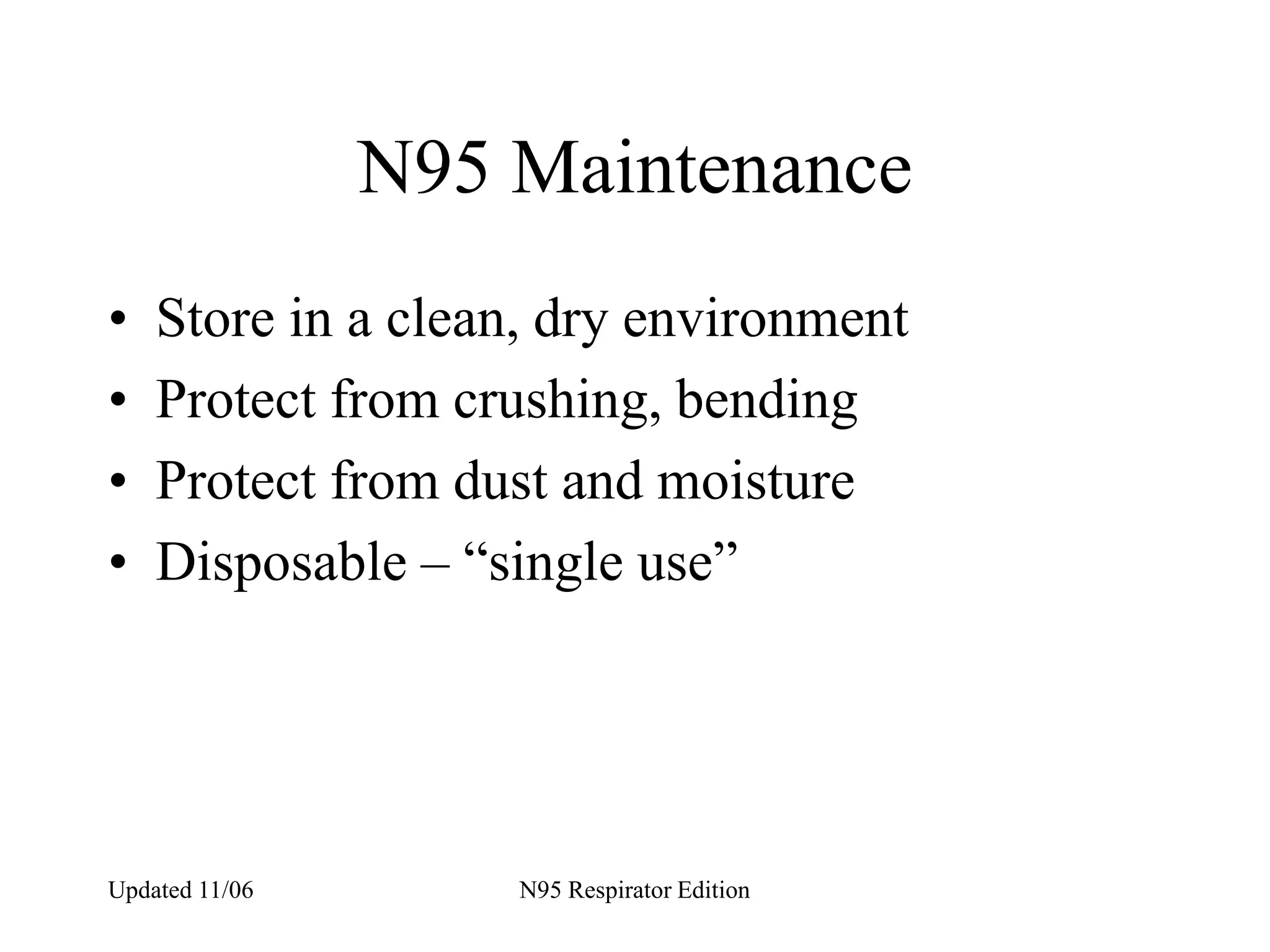 N95 resp training updated | PPTX