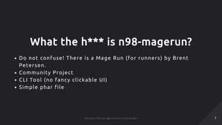 n98-magerun2 - Presentation 2020 | PDF