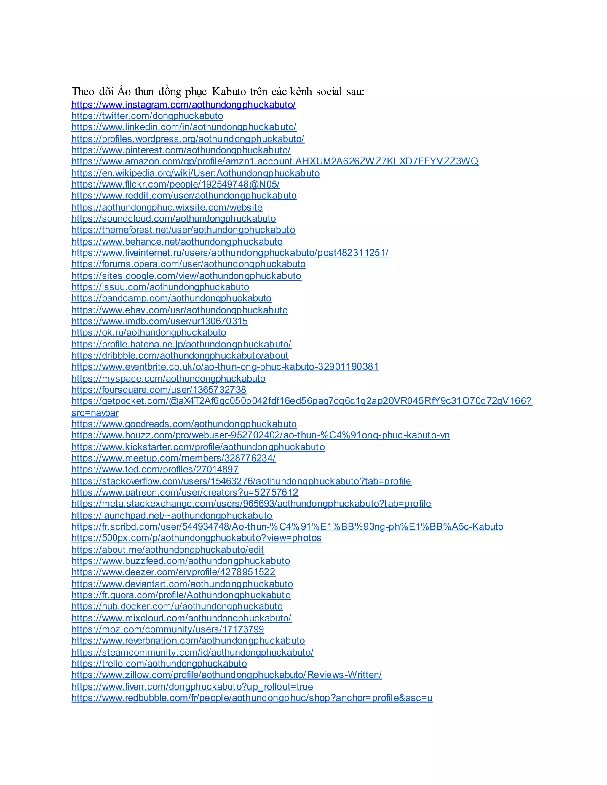 Social ao thun dong phuc Kabuto | PDF