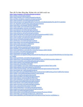 Social ao thun dong phuc Kabuto | PDF