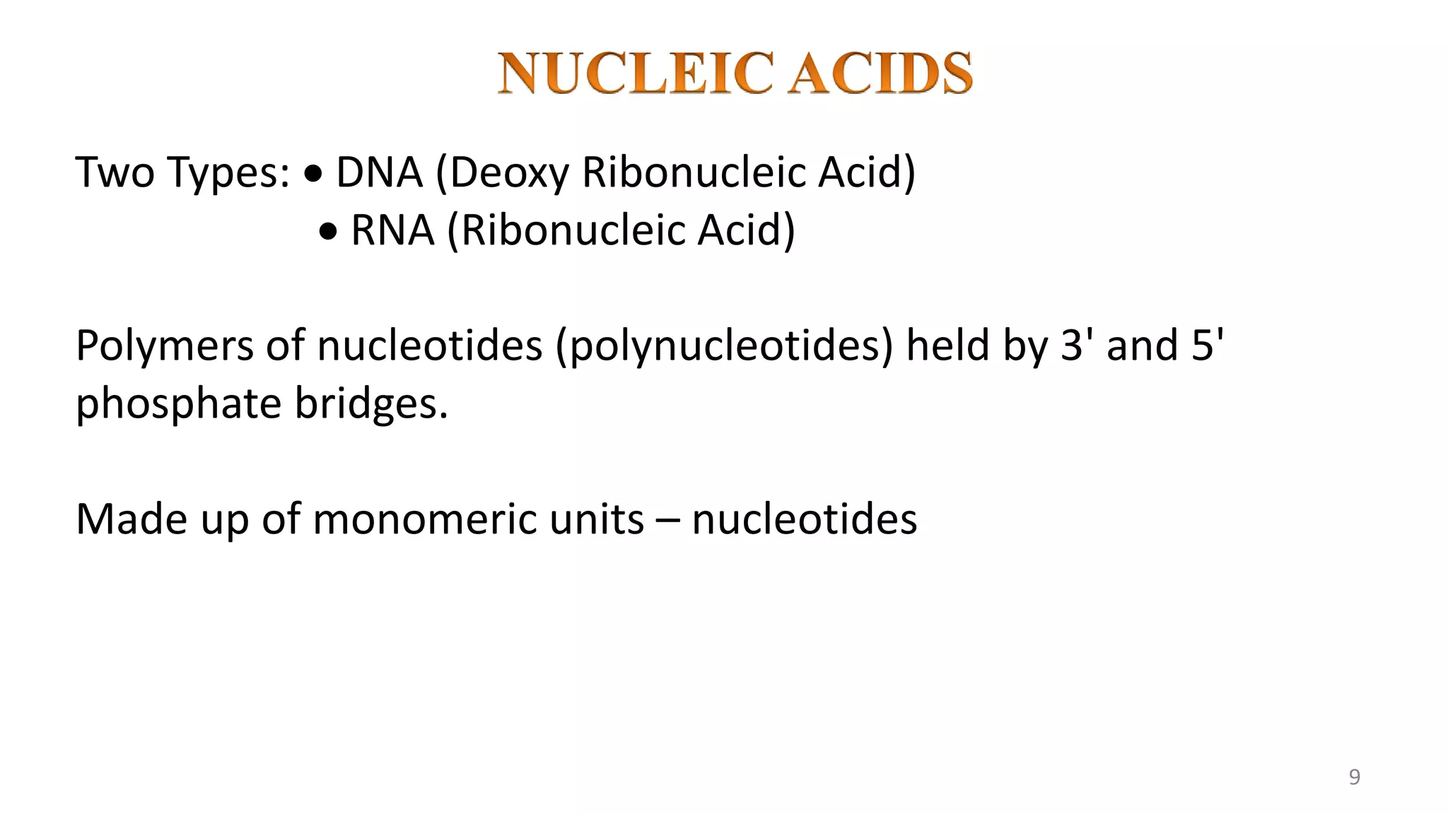 NA- 01: Chemistry of Nucleotides & It's clinical importance | PPTX