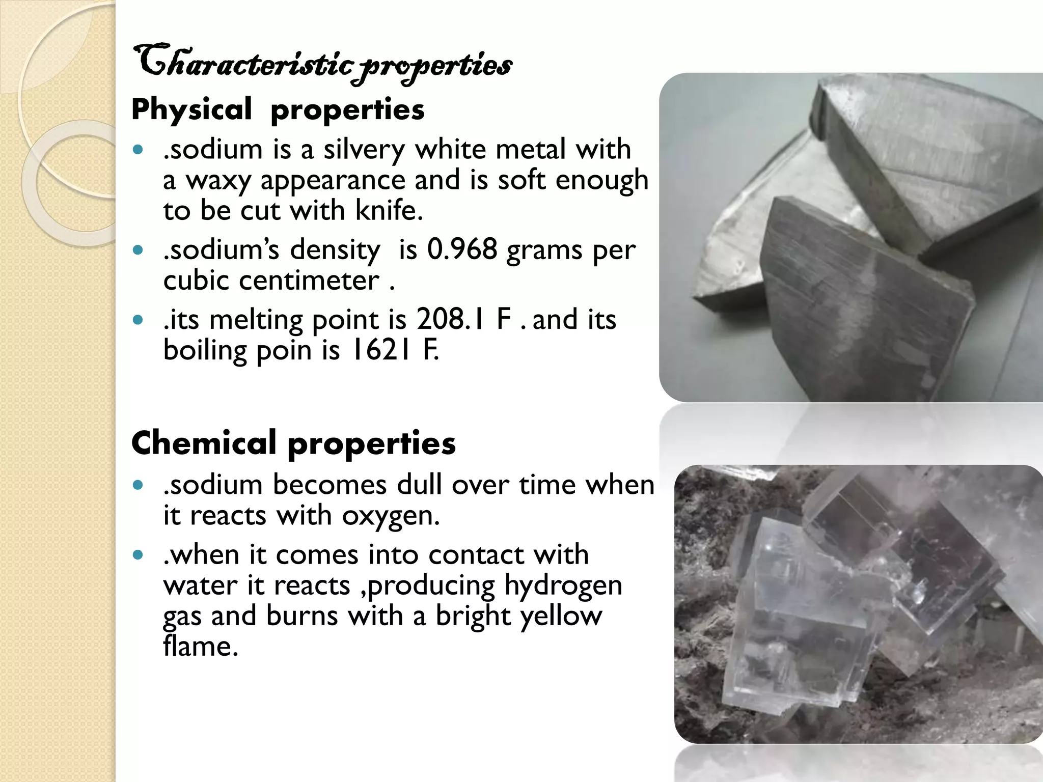 sodium (natrium)Na | PPTX
