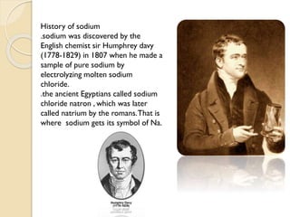 sodium (natrium)Na | PPTX