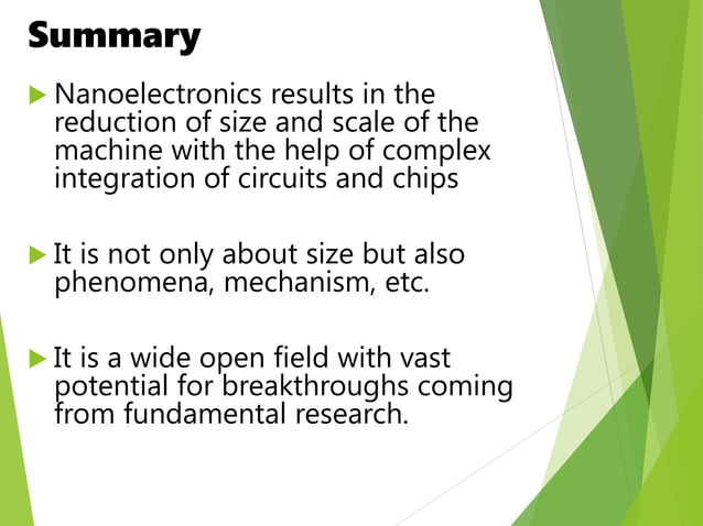 Nanoelectronics | PPTX