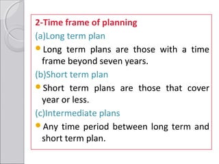 FORMATION OF PLANING | PPT