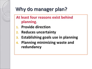 FORMATION OF PLANING | PPT