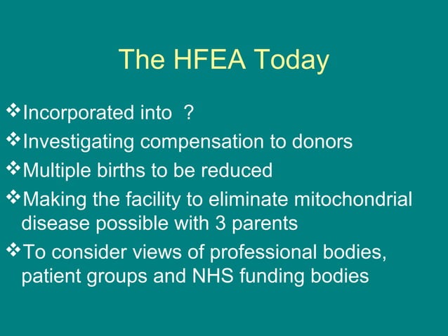 Human Embryology Act by Dr Ian Gibson | PPT