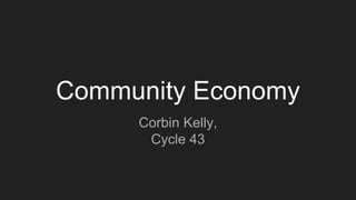 Community economy | PPT