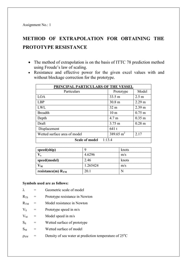 METHOD OF EXTRAPOLATION FOR OBTAINING THE RESISTANCE | PDF | Physics | Science