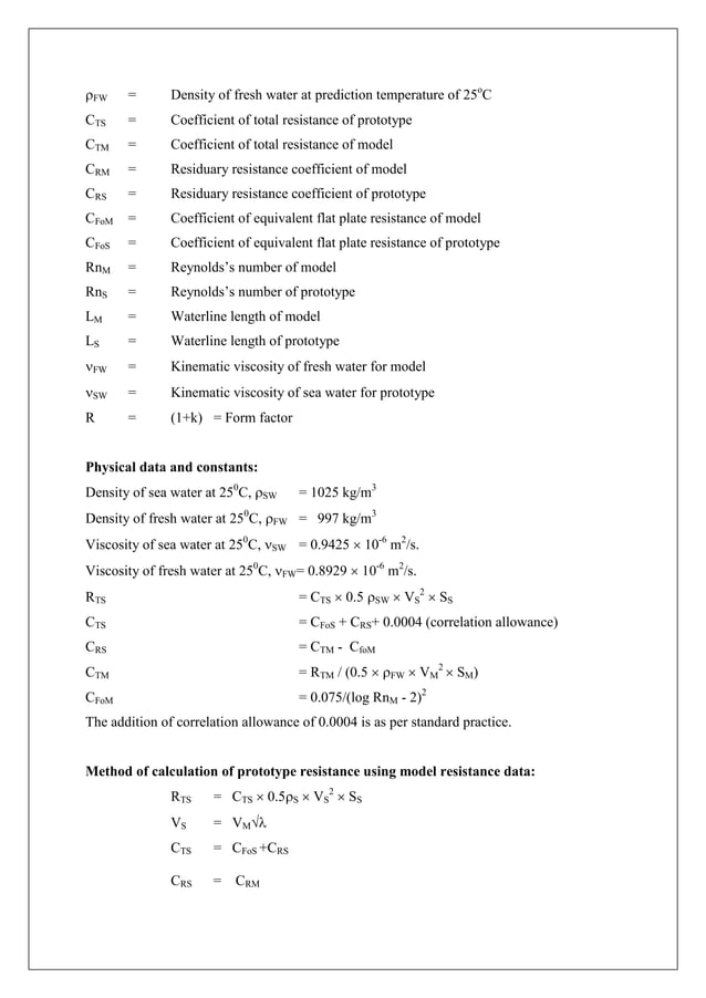 METHOD OF EXTRAPOLATION FOR OBTAINING THE RESISTANCE | PDF | Physics ...