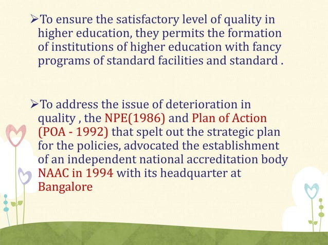 NAAC | PPTX | Educational Assessment | Education