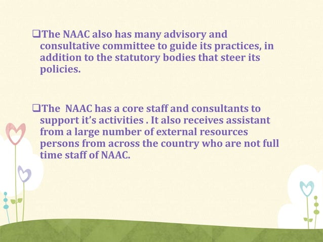 NAAC | PPTX | Educational Assessment | Education