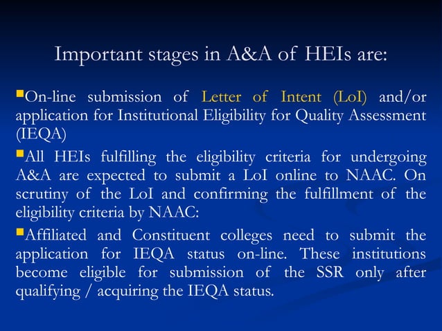 NAAC Accreditation process and benefits for institutions | PPT