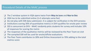 End-to-end NAAC Accreditation process with Creatrix Campus ...