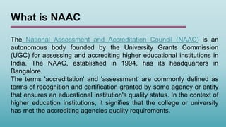 Naac criteria | PPTX
