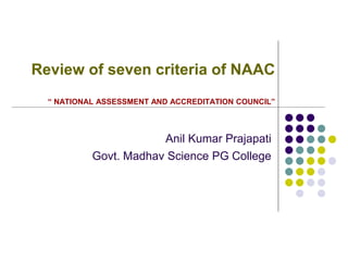 Naac criteria | PPTX