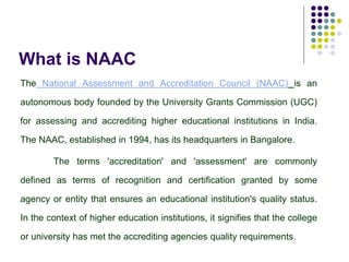 Naac criteria | PPTX