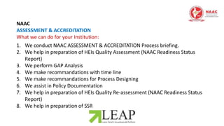 NAAC Assessment && Accreditation - Introduction | PPTX