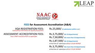 NAAC Assessment && Accreditation - Introduction | PPTX