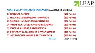 NAAC Assessment && Accreditation - Introduction | PPTX