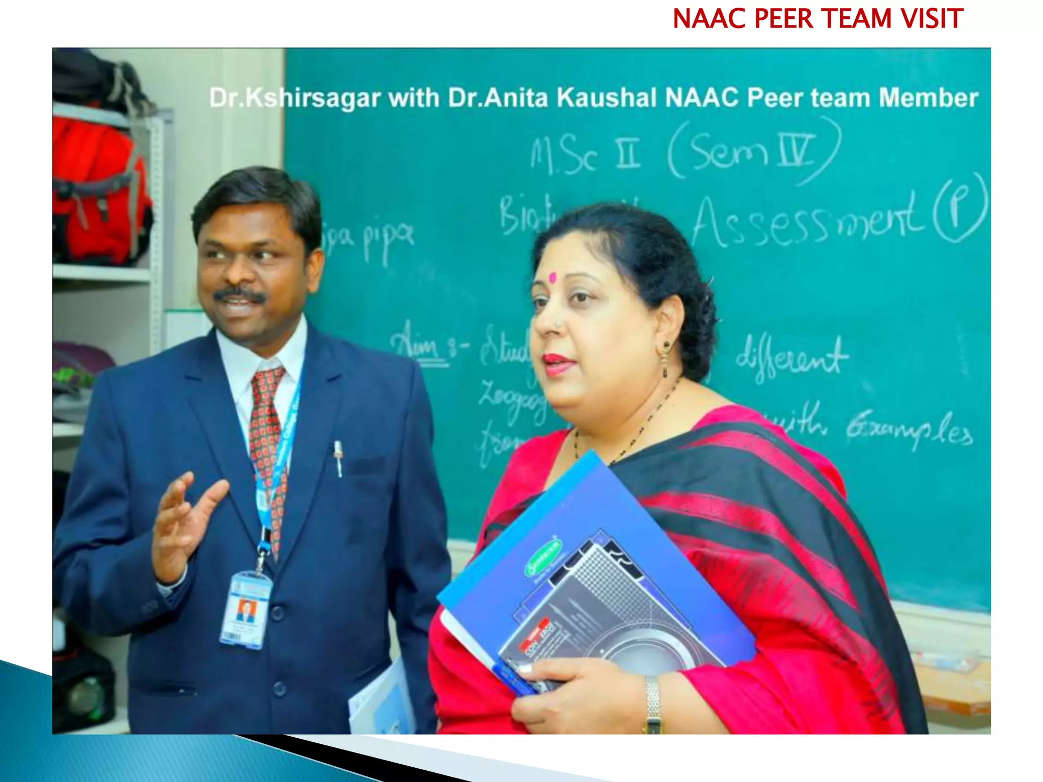 NAAC PEER TEAM VISIT Modern College Ganeshkhind | PPTX
