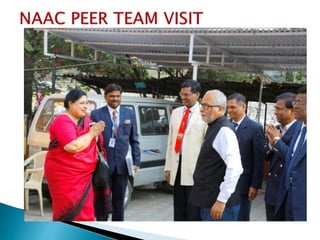 NAAC PEER TEAM VISIT Modern College Ganeshkhind | PPT