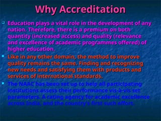 NAAC Presentation on NIRF Ranking institue | PPT