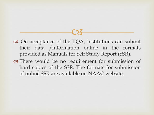 Naac presentation by Dr. S. Sujatha. | PDF