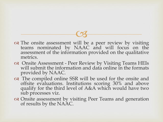 Naac presentation by Dr. S. Sujatha. | PDF