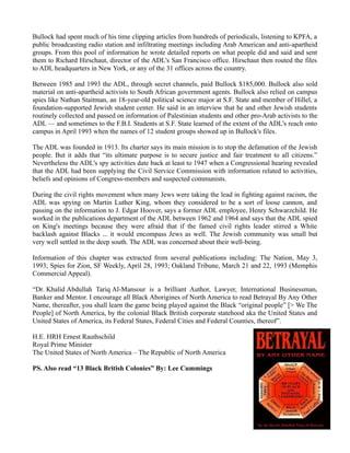 Betrayal By Any Other Name | PDF