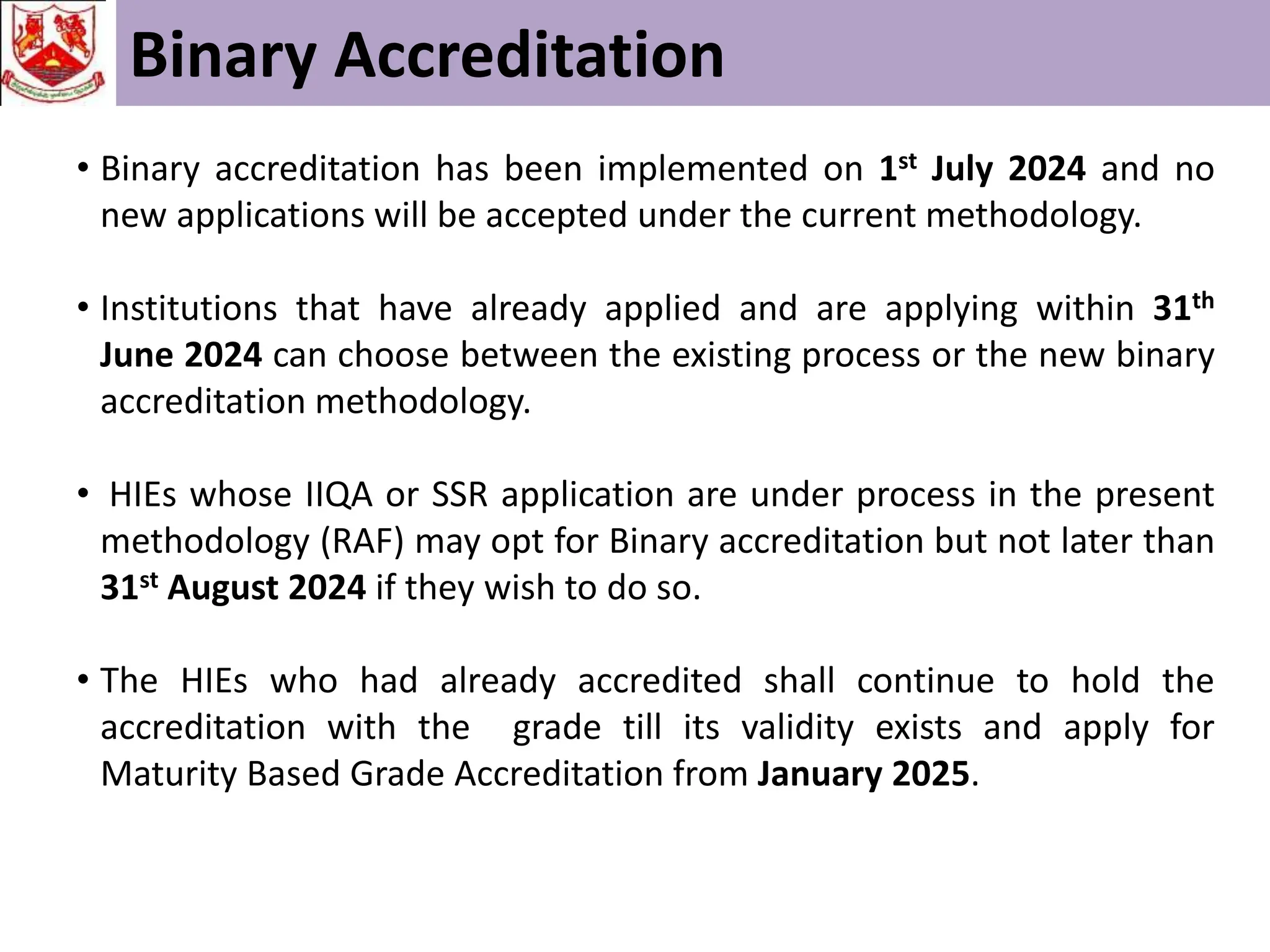 NAAC REFORMS IN ACCREDITATION 2024 | PPTX