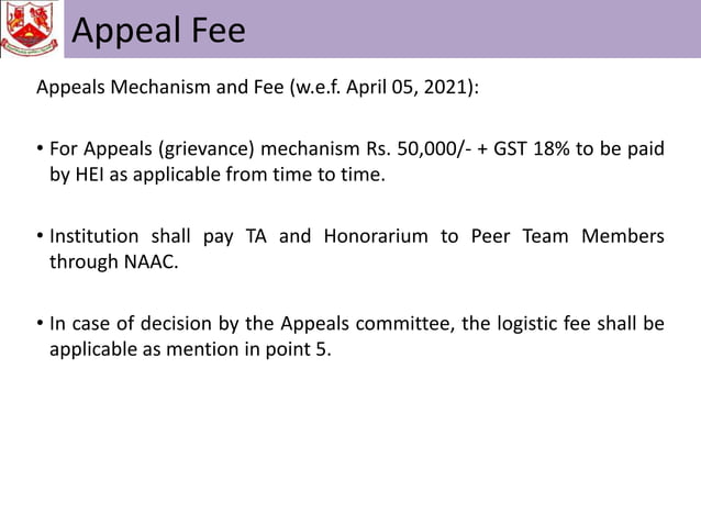 NAAC REFORMS IN ACCREDITATION 2024 | PPTX