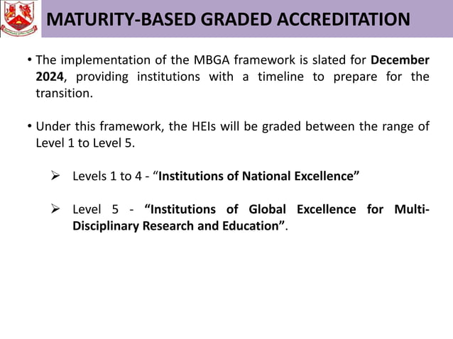 NAAC REFORMS IN ACCREDITATION 2024 | PPTX