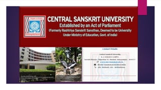 NAAC SANSKRIT.pptx NAAC REPORT MODEL for | PPTX