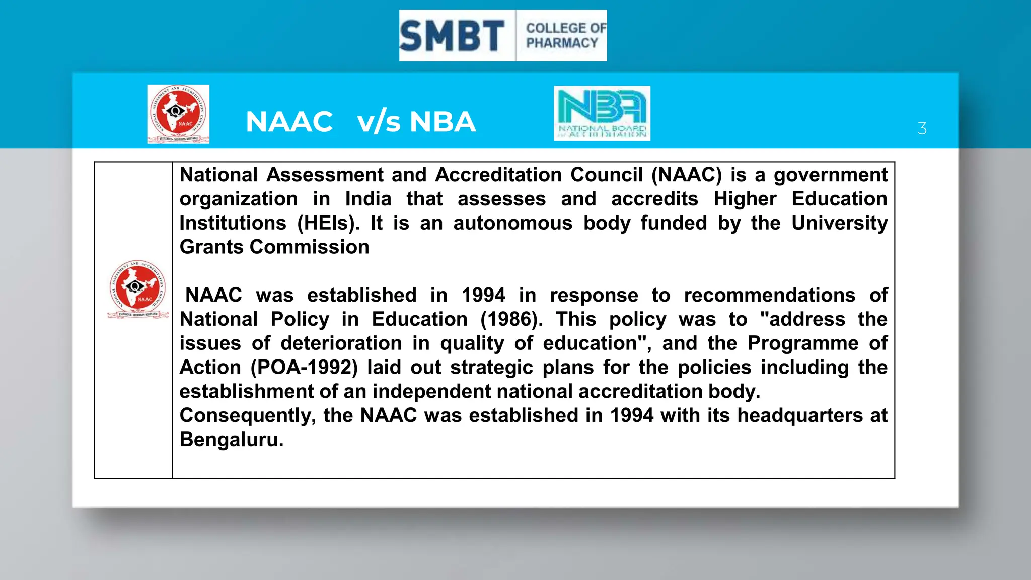 The National Board of Accreditation (NBA) | PPTX