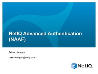 NetIQ Advanced Authentication | PPT