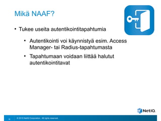 NetIQ Advanced Authentication | PPT
