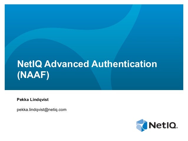 NetIQ Advanced Authentication
