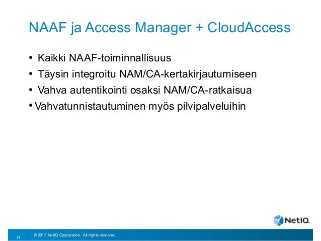 NetIQ Advanced Authentication